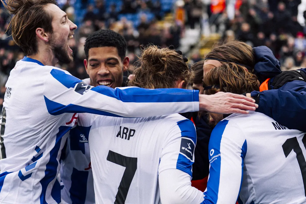 Startopstillingen mod F.C. København